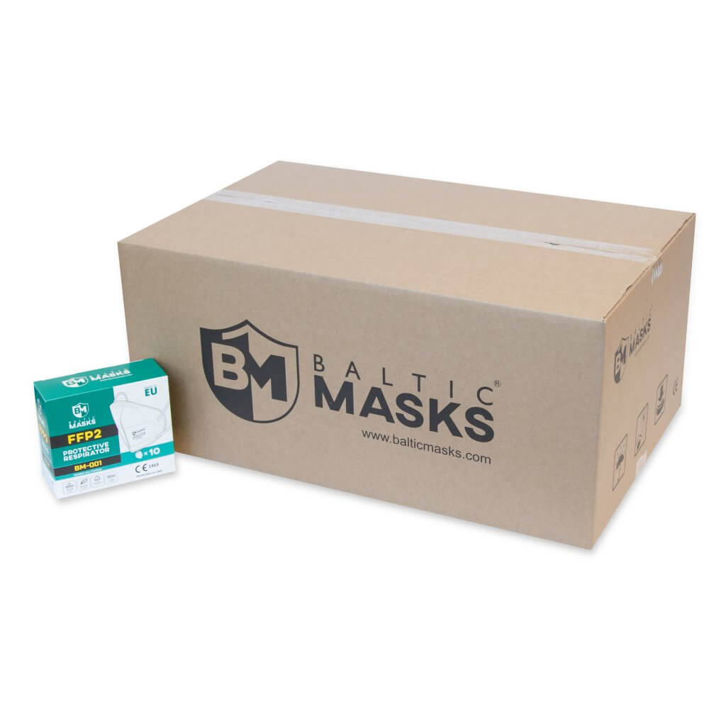 FFP2 5-layer respirator BM-001 (480pcs) - BalticMasks