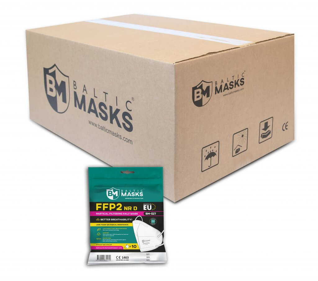 FFP2 BM-027 NR D respirator (800pcs.) - BalticMasks